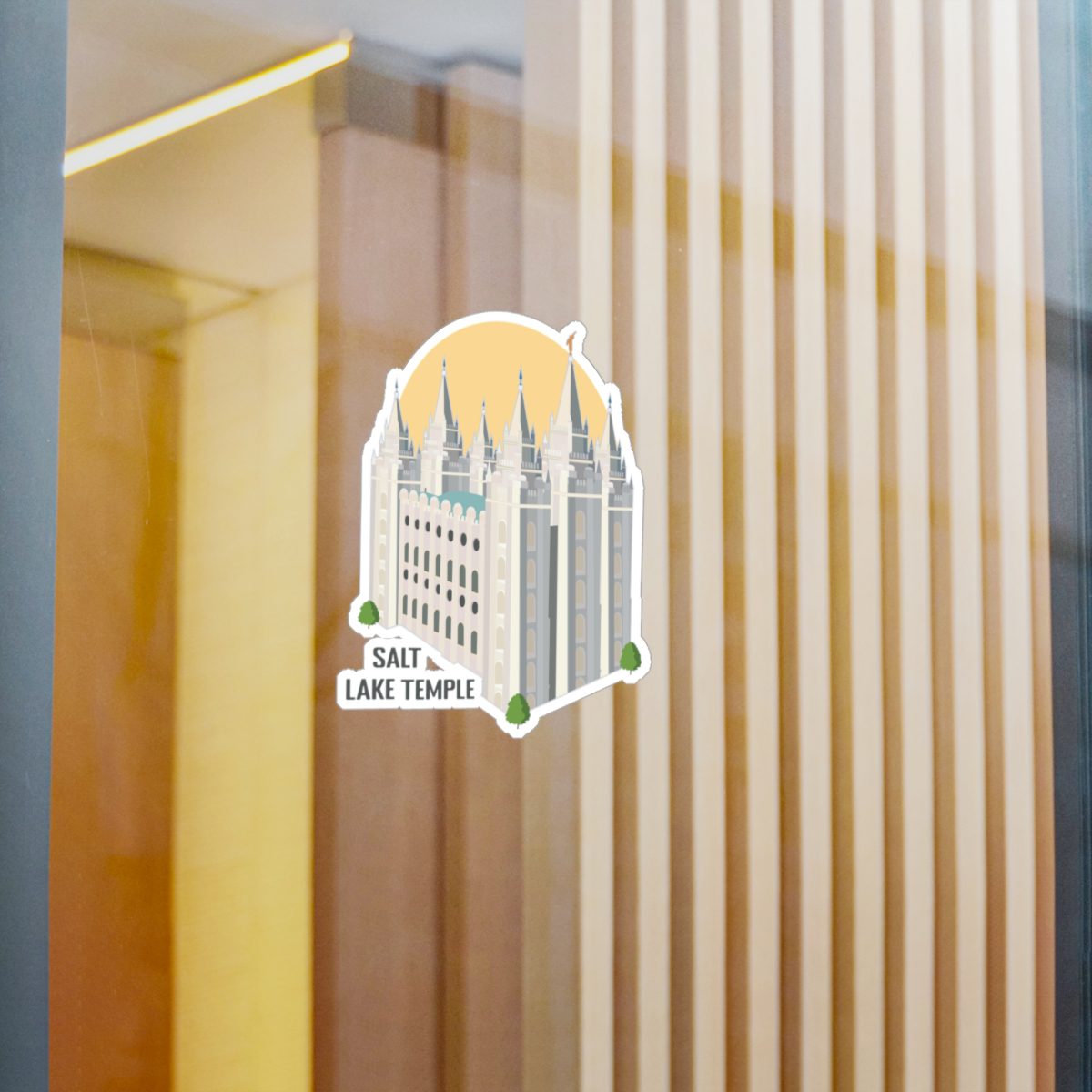 SALT LAKE TEMPLE- STICKER-Vinyl Decal