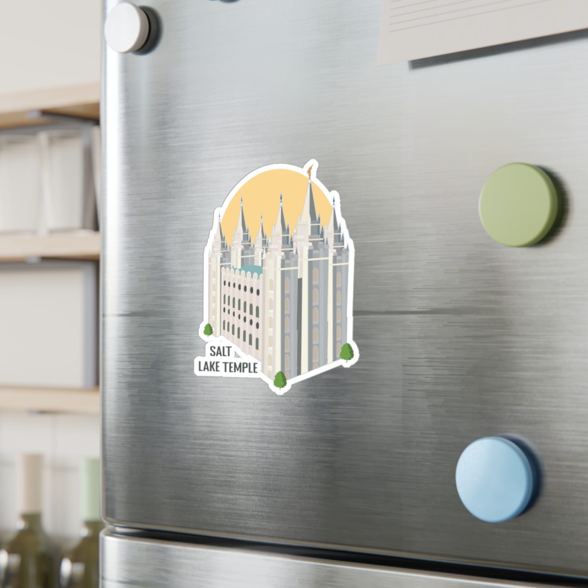 SALT LAKE TEMPLE- STICKER-Vinyl Decal