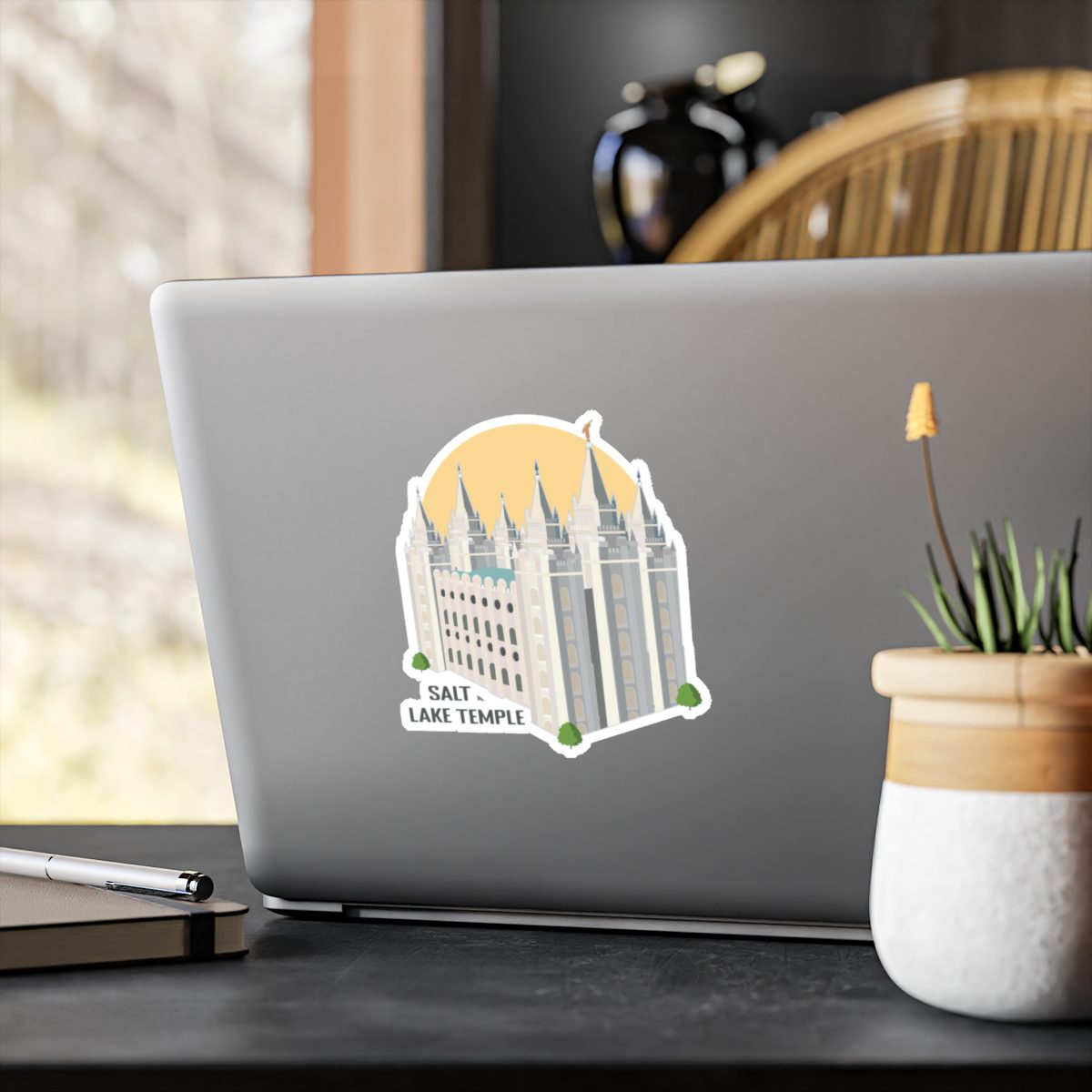 SALT LAKE TEMPLE- STICKER-Vinyl Decal